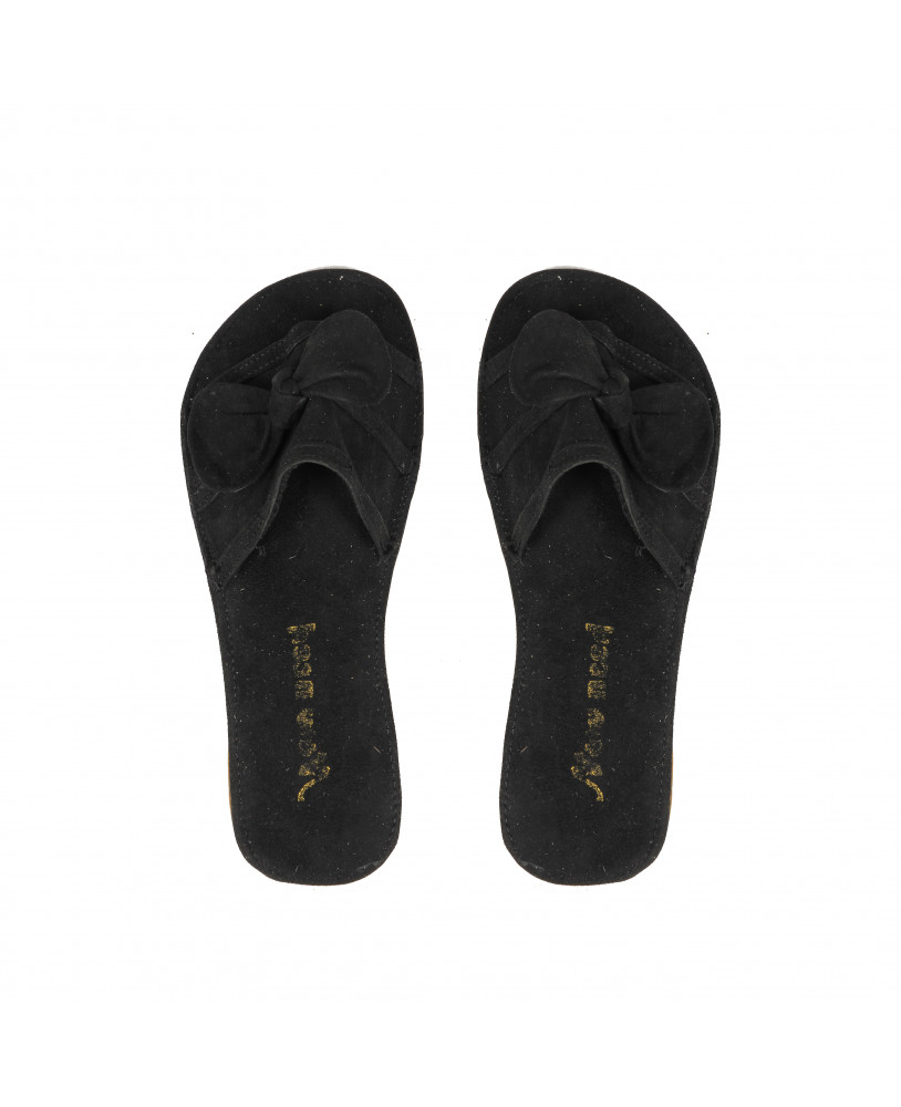 Women's Flat One Band Side Shoe