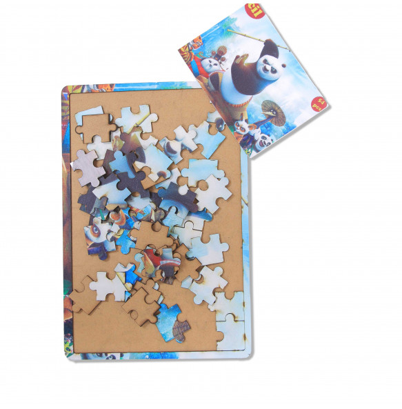 Wooden Panda Puzzle Set
