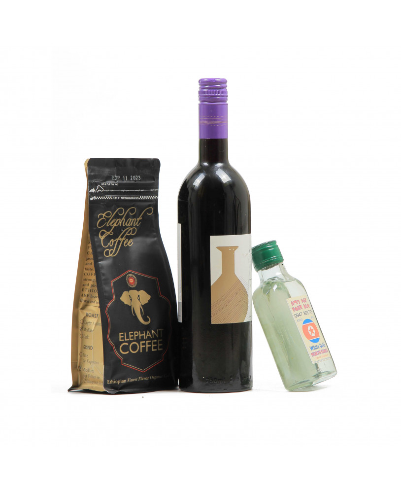 New Year Package Dry red Wine, Traditional Alcohol Drink &Roosted ...